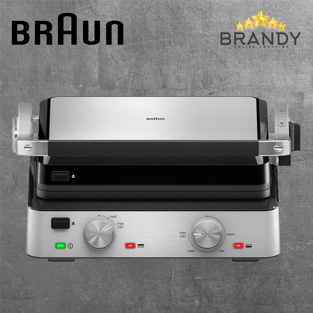 Braun MultiGrill 7 CG7020 Contact Grill 3-in-1 2000W 29×23cm Plates