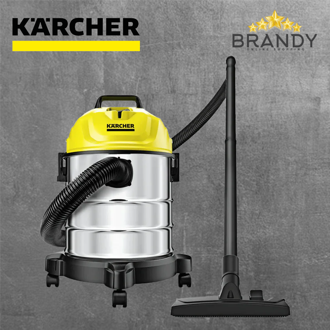 Kärcher WD 1s Classic Wet & Dry Vacuum Cleaner 18 L Stainless Steel